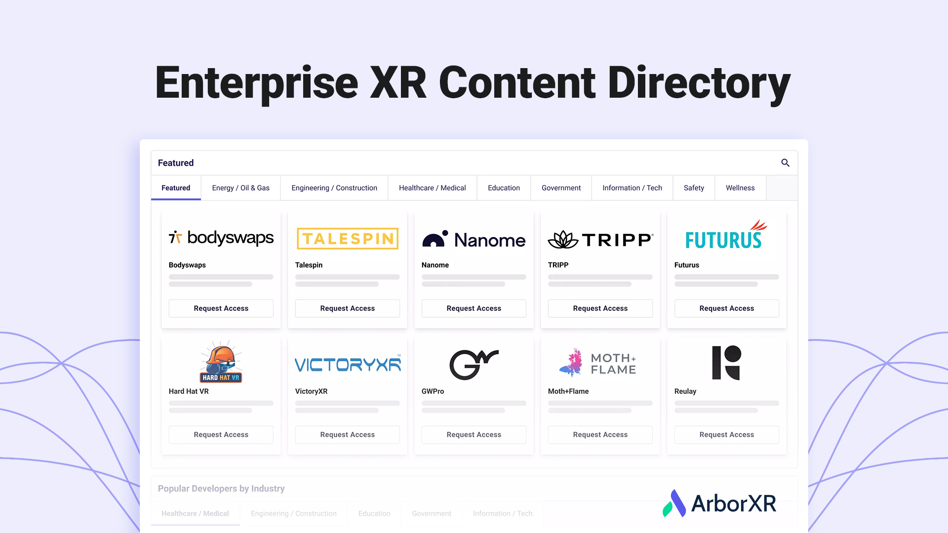 ArborXR Announces Enterprise Content Directory, Helping Companies ...