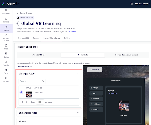 How to Enable Kiosk Mode on Your VR Headset | ArborXR