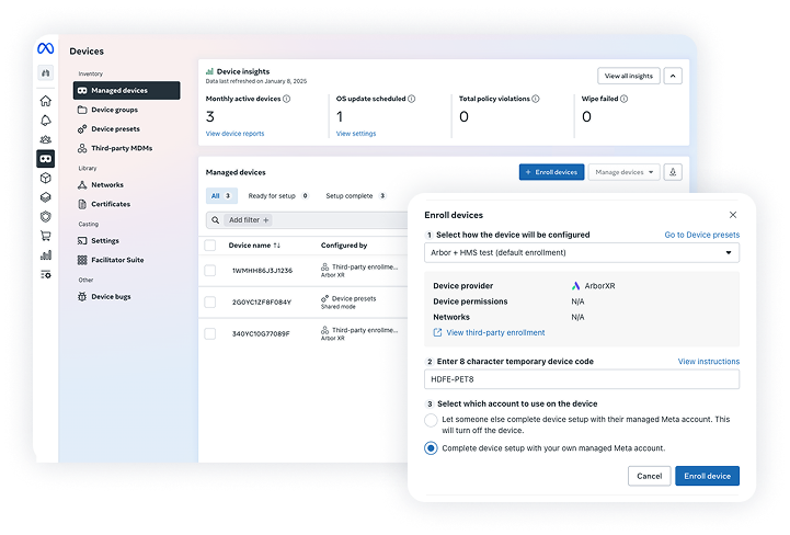 Meta Quest and ArborXR: Discover Meta Horizon Managed Services Integration - ArborXR